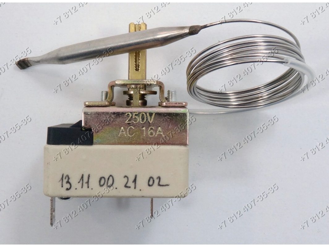 Капиллярный термостат 30-85C 16A 250V WY85B-E - Запчасти РадугаБТ в наличии